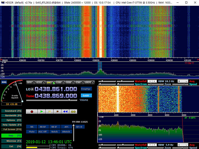 RTL-SDR로 디지털신호 수신하기-HDSDR사용하기(대부분의 SDR프로그램 사용가능) : 네이버 블로그