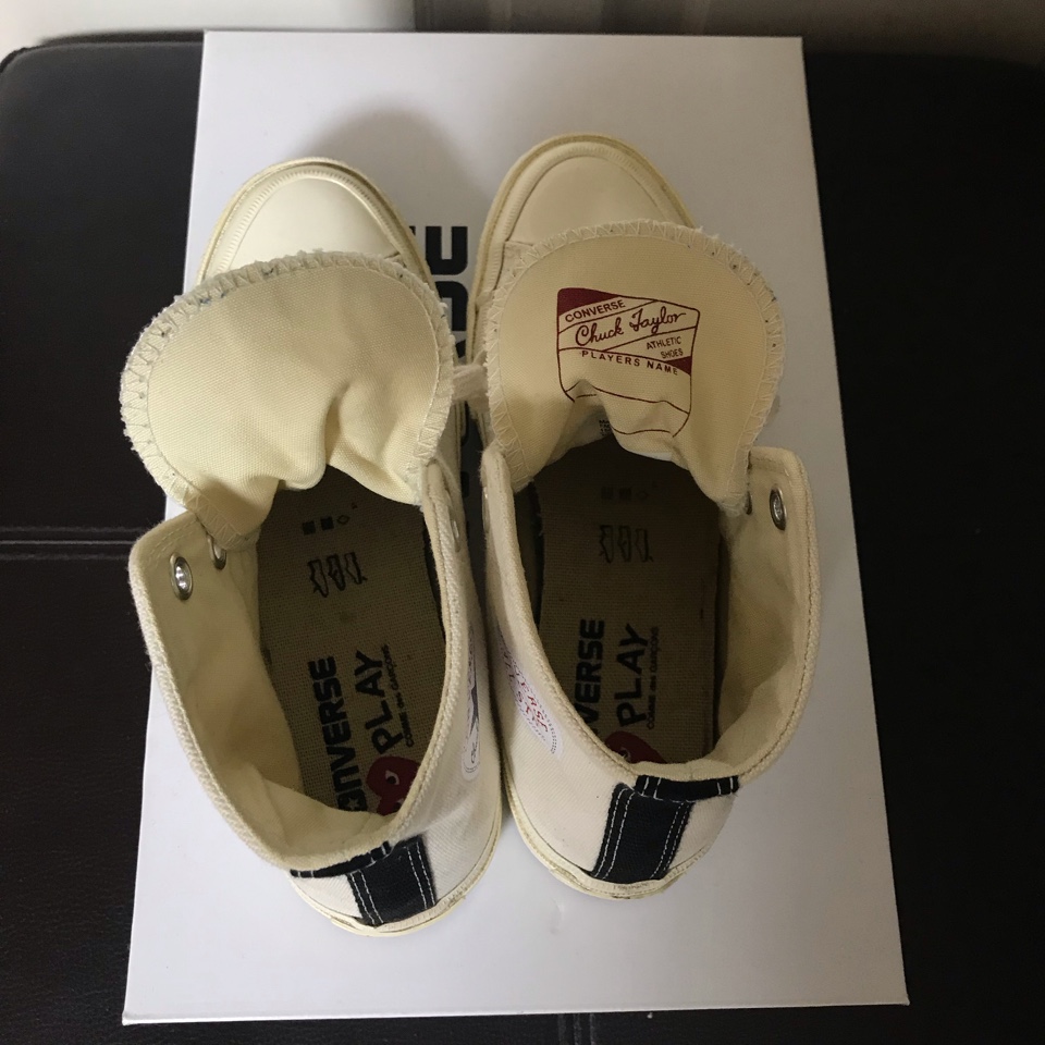 꼼데가르송 하이 컨버스 230,uk4 | 여성신발 | 중고나라