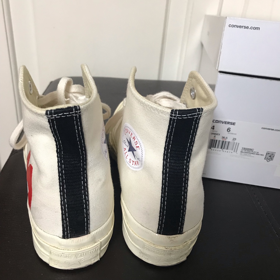 꼼데가르송 하이 컨버스 230,uk4 | 여성신발 | 중고나라