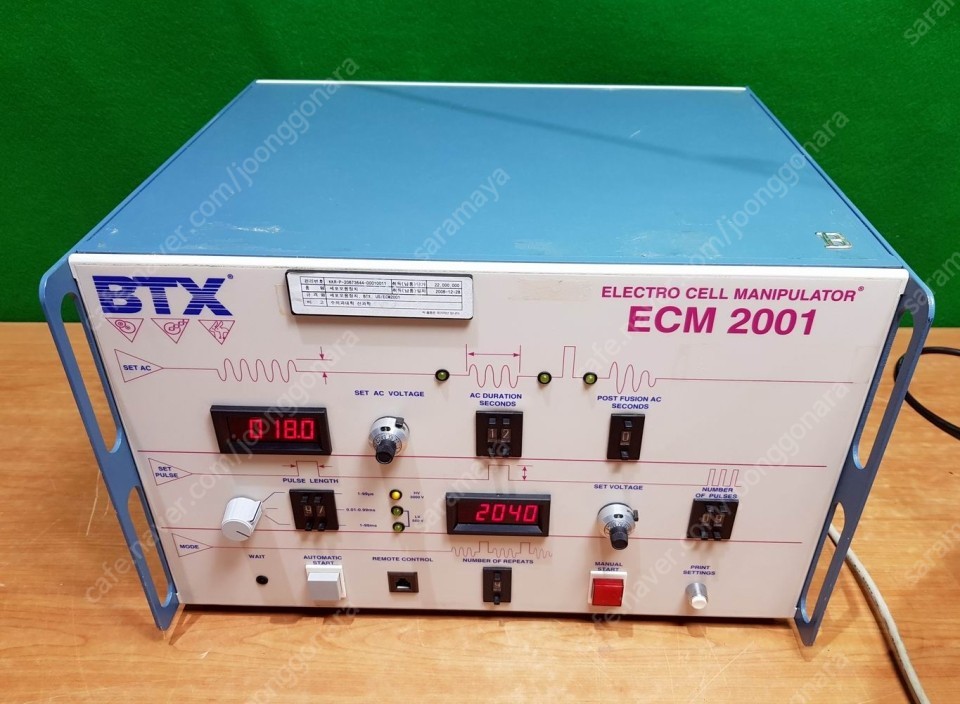 BTX ECM 2001 Electro cell mani... | 측정공구 | 중고나라