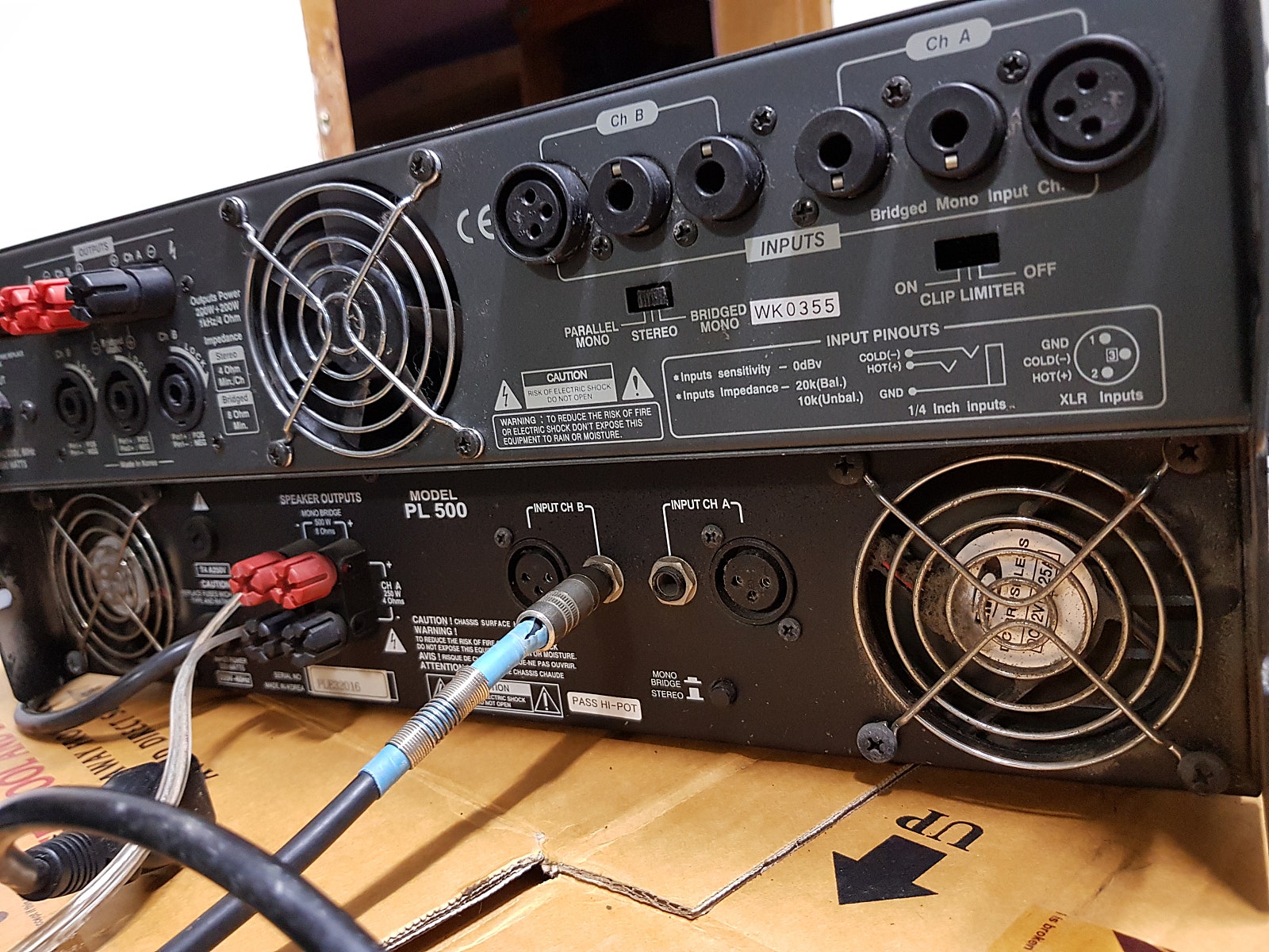 소리전자 - PL-500파워앰프