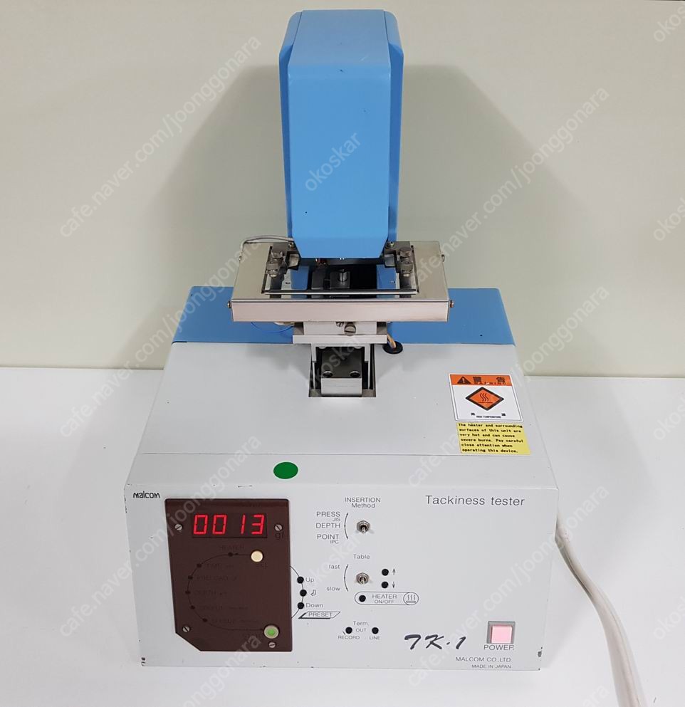Malcom TK-1 솔더 페이스트 점착력 시험기 Ta... | 중고나라 카페에서 운영하는 공식 사이트