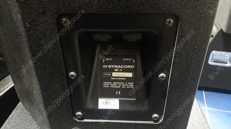 Dynacord 다이나코드 MT115(서브우퍼),MX1... | 오디오/홈시어터 | 중고나라