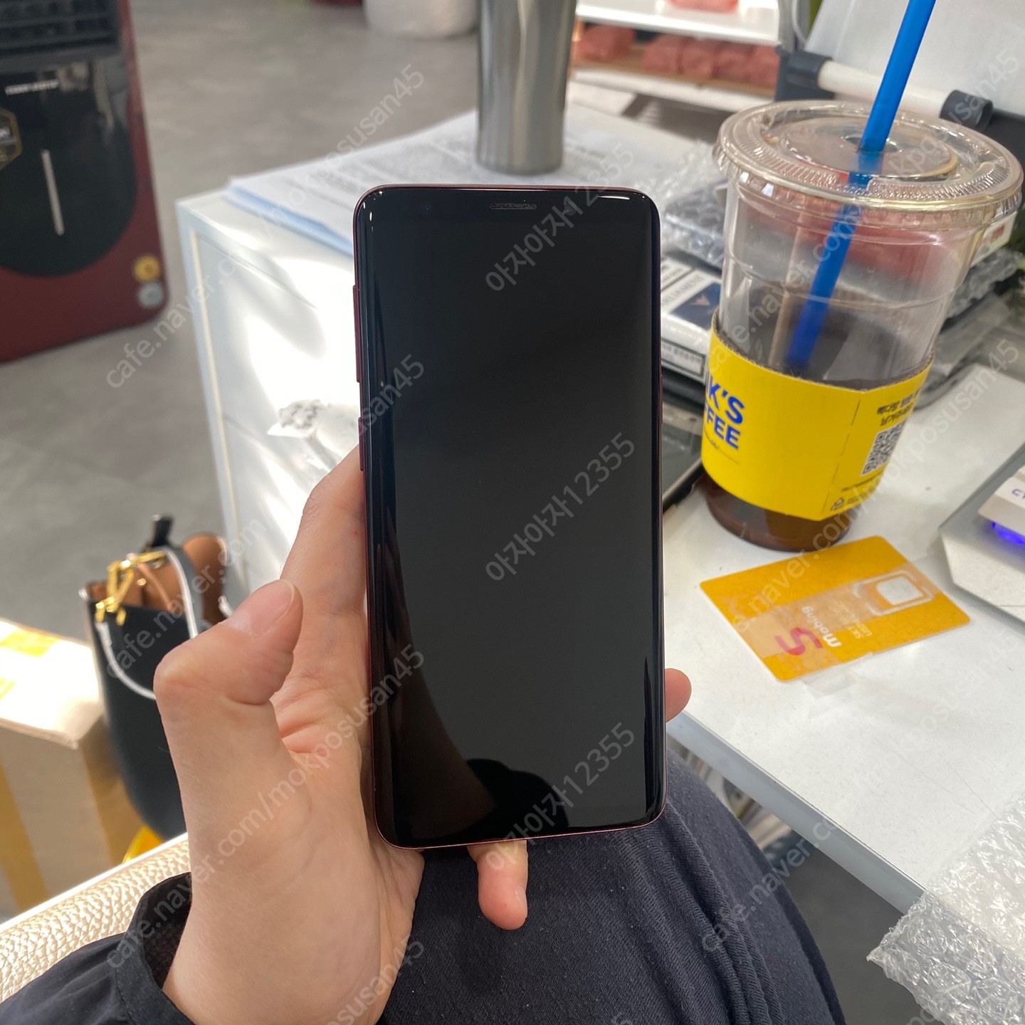 갤럭시S9 G960 LG 레드 64GB 16만 9292... | 스마트폰 | 중고나라