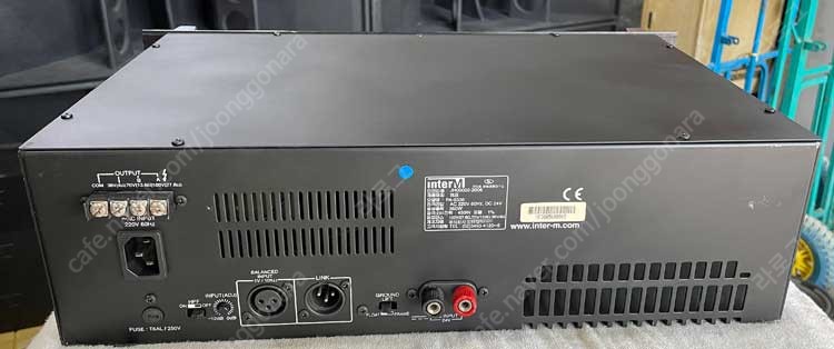 InterM 전관 방송용 앰프 PA-9312 (120W... | 오디오/홈시어터 | 중고나라
