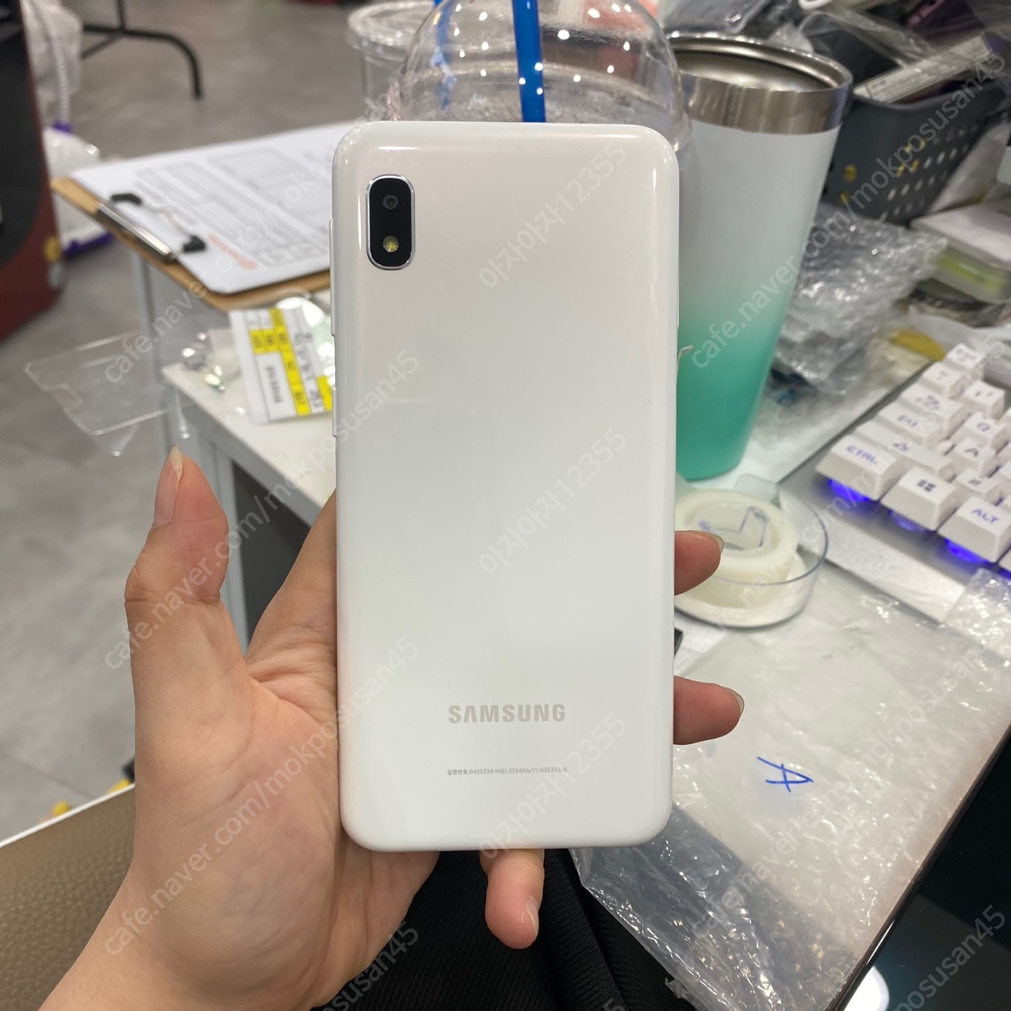 갤럭시A10e A102 자급제 화이트 32GB 8만 5... | 스마트폰 | 중고나라