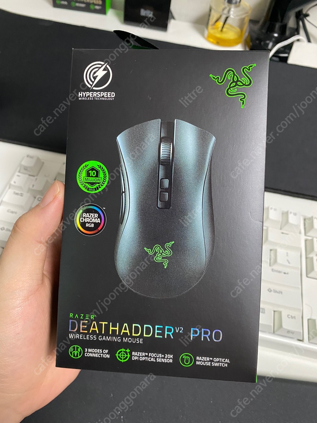 레이저 데스에더 v2 pro 무선 게이밍마우스 | 키보드/마우스/스피커 | 중고나라