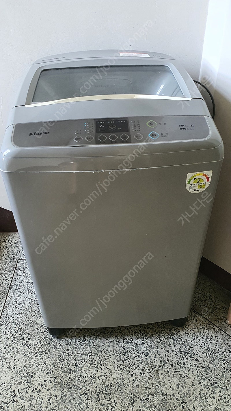 대우 클라쎄 DWF-15GAGC 15kg 통돌이 세탁기 팔아요 | 세탁기/건조기 | 중고나라