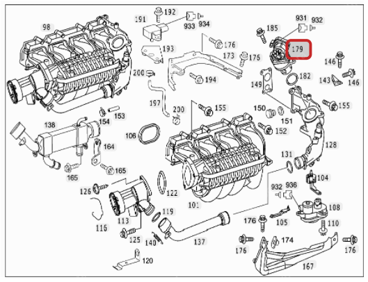 [ 벤츠 EGR밸브 ] BENZ E220D W213 A... | 기타 부품/용품 | 중고나라