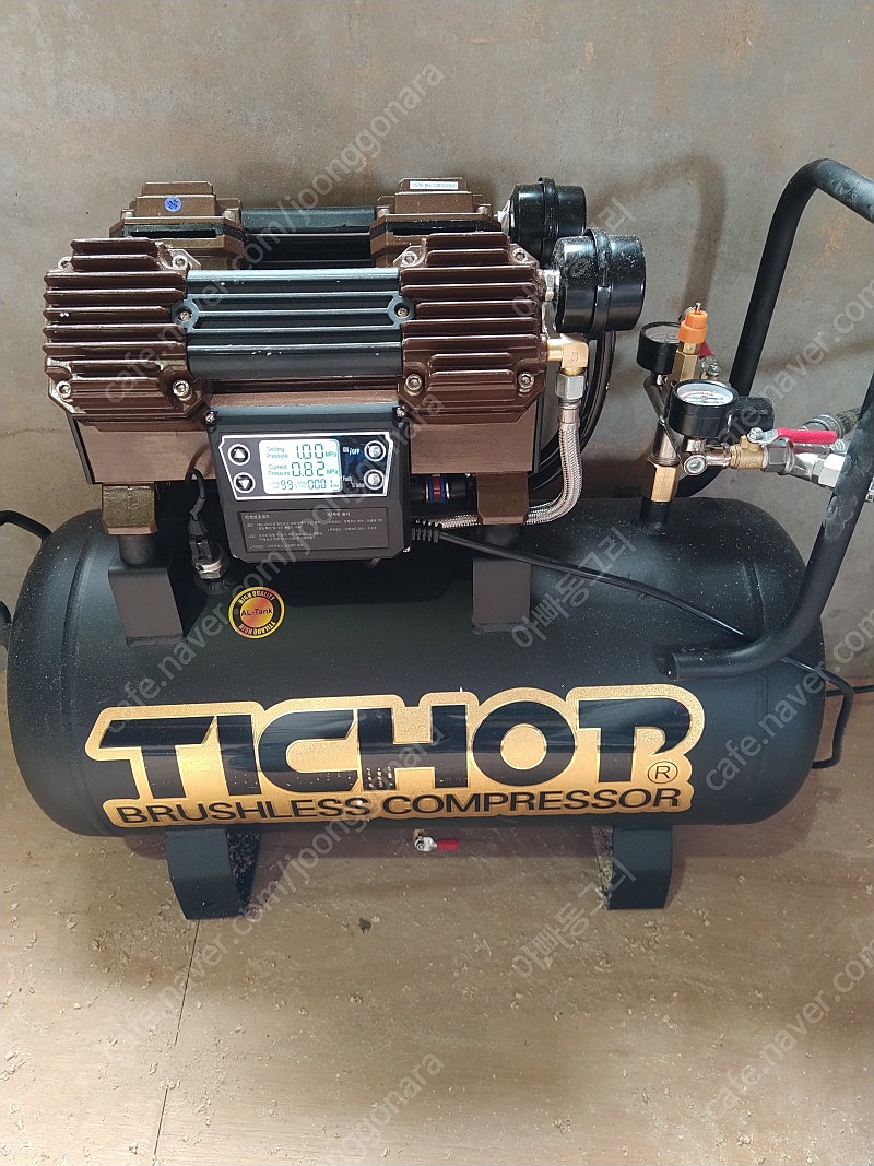 부산 티찹 DC992 40L 4마력 콤프레샤 팝니다. 오늘샀습니다. | 에어/유압 | 중고나라