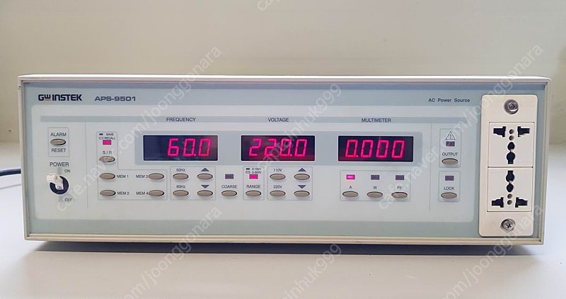 GW INSTEK APS-9501 500W AC Sou... | 중고나라 - 안심되는 중고거래