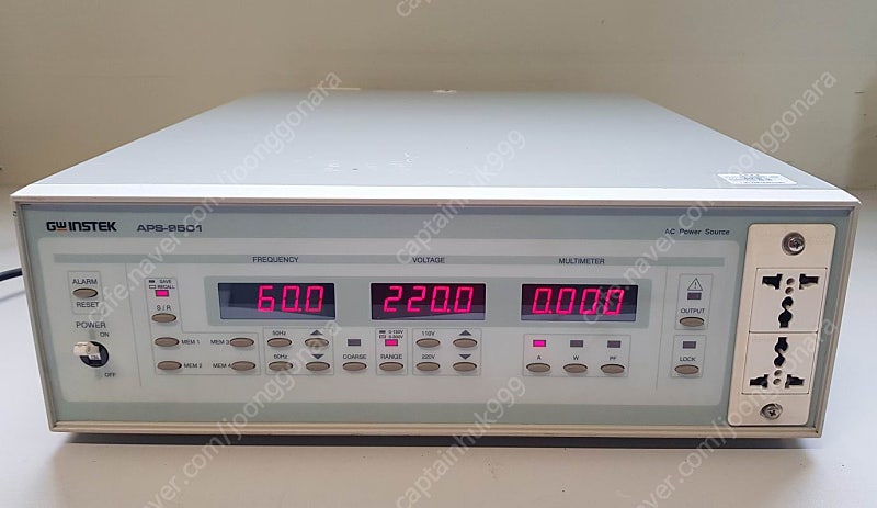 GW INSTEK APS-9501 500W AC Sou... | 중고나라 - 안심되는 중고거래