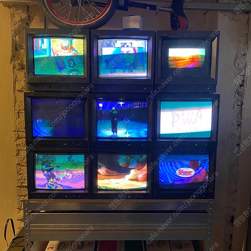텔레비젼 브라운관 모니터 방송 텔레비전 아트 티비 인테리어 로고 영상 작업 문의주세요 Tv 중고나라