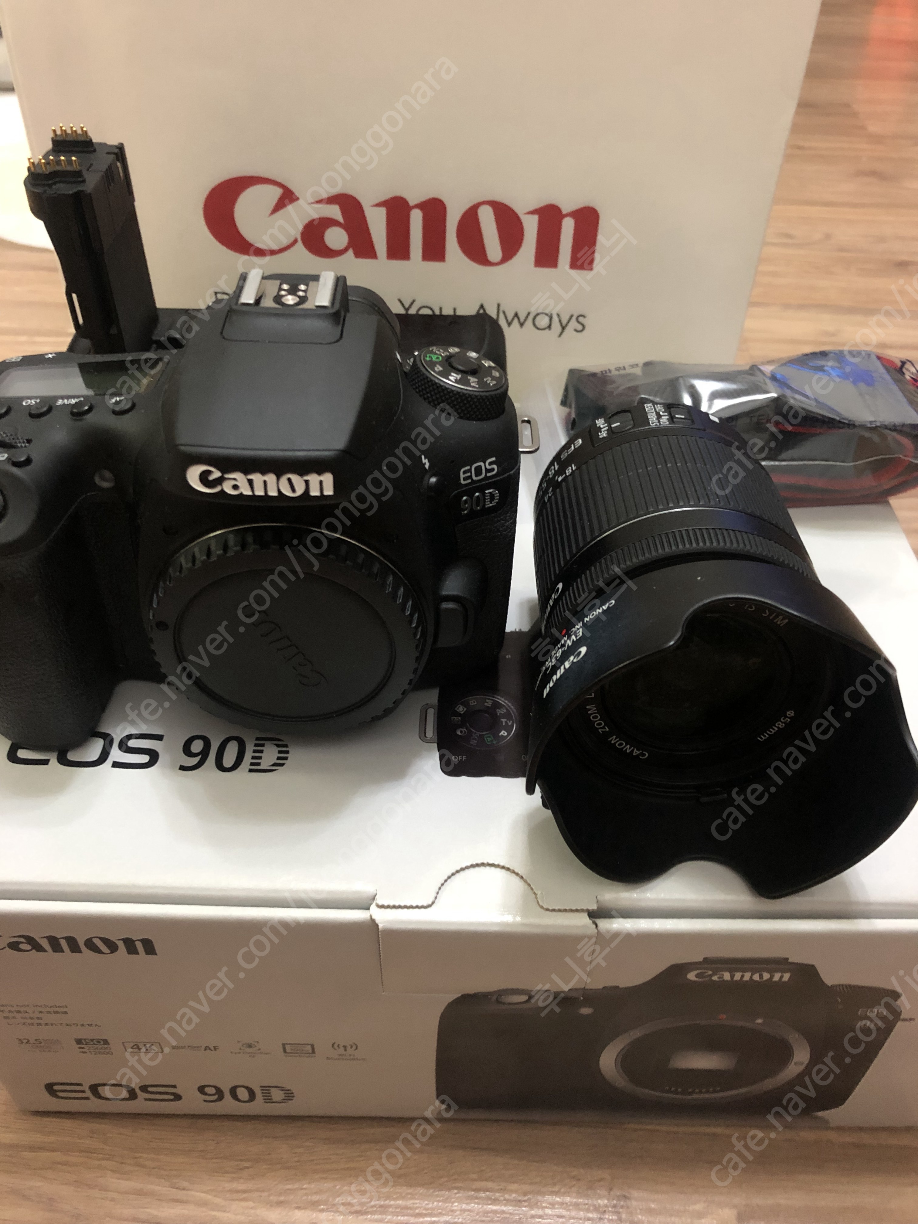 캐논 90d + 18-55mm + 세로그립 | DSLR | 중고나라
