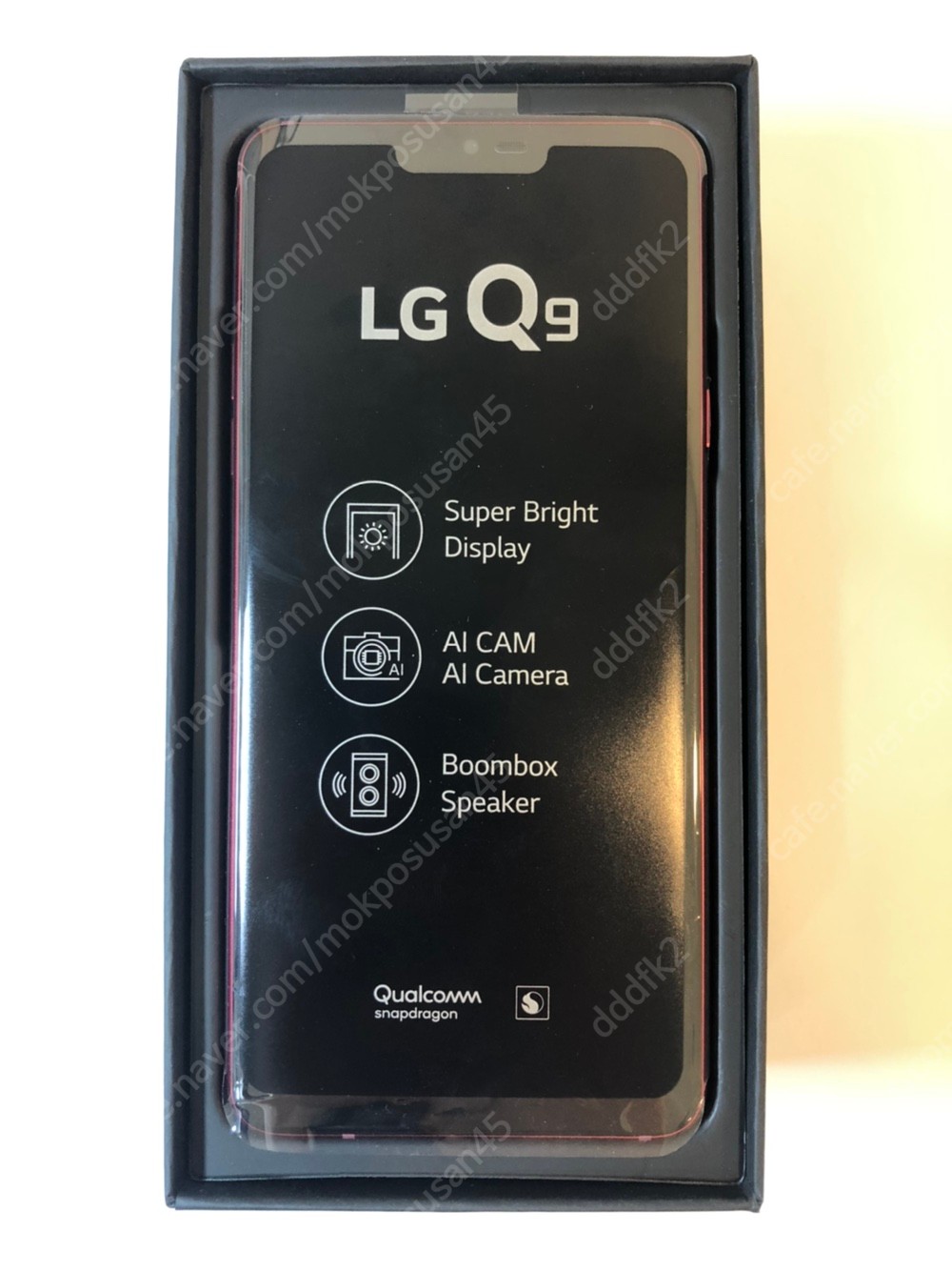 13817 Q9(2019) 레드 미사용 단순개봉 풀박스... | 스마트폰 | 중고나라