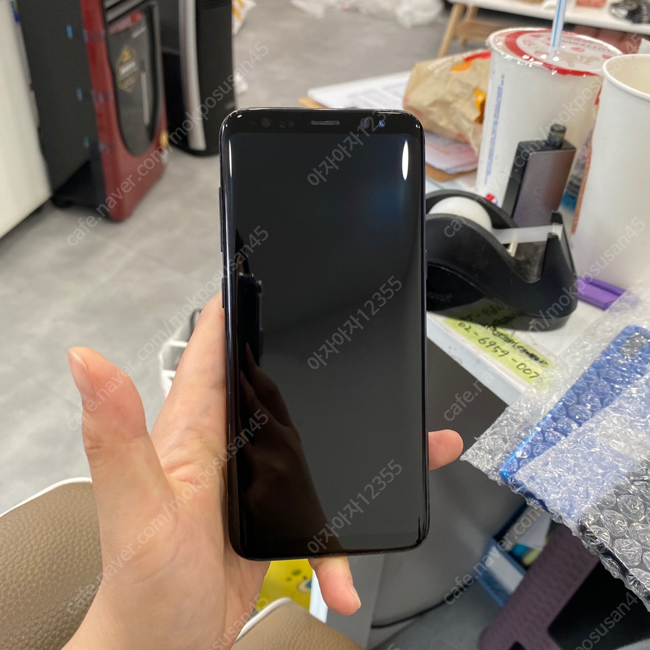 갤럭시S8 G950 SK 블랙 64GB 15만 5464... | 스마트폰 | 중고나라
