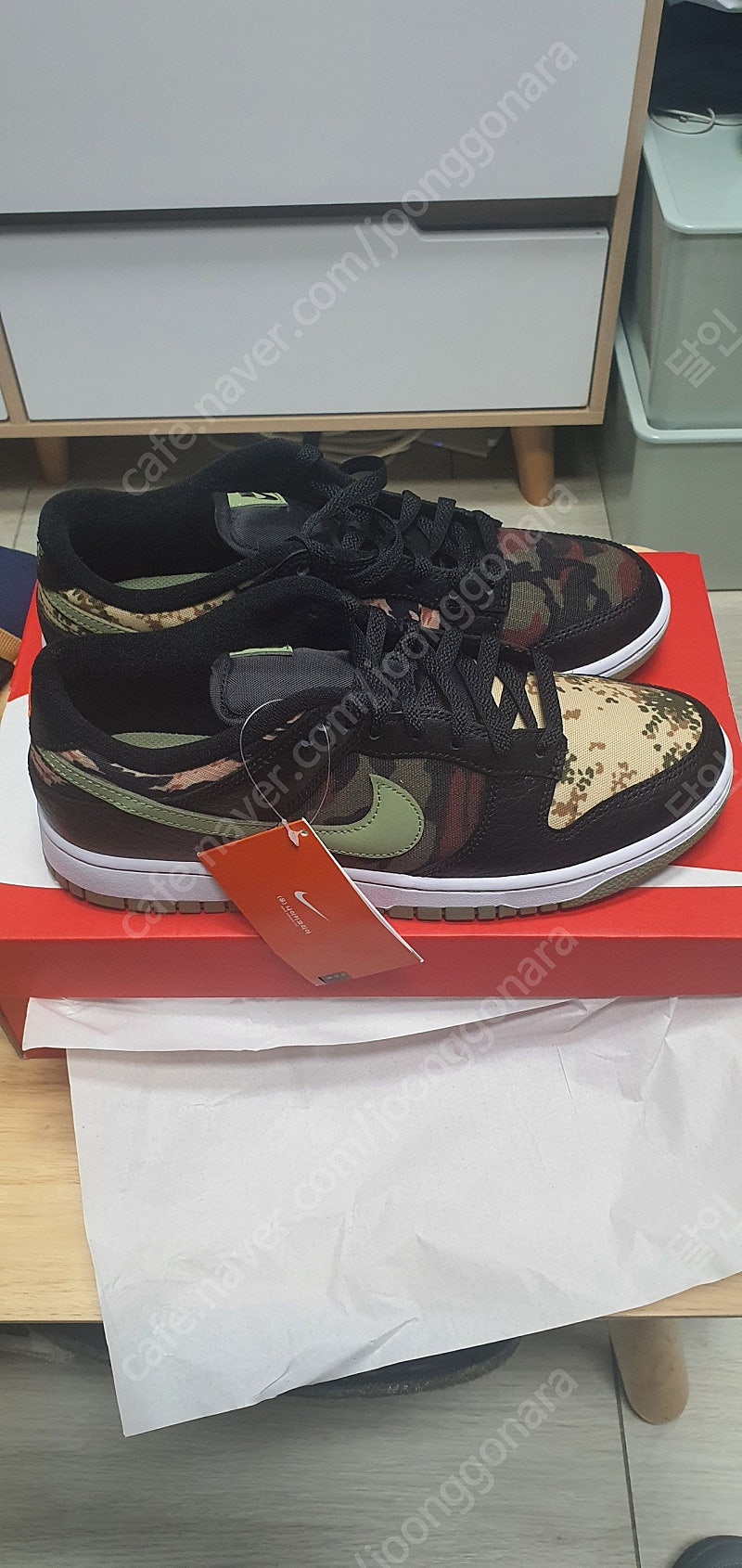 덩크로우 카모 275mm 160,000원 | 남성신발 | 중고나라