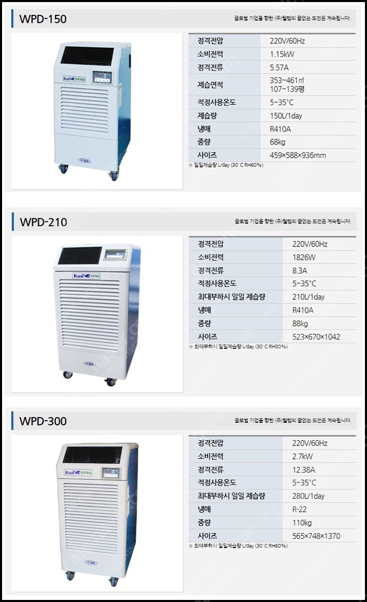 판매 웰템 제습기웰템 산업용이동식에어컨 Oio 86 에어컨 중고나라