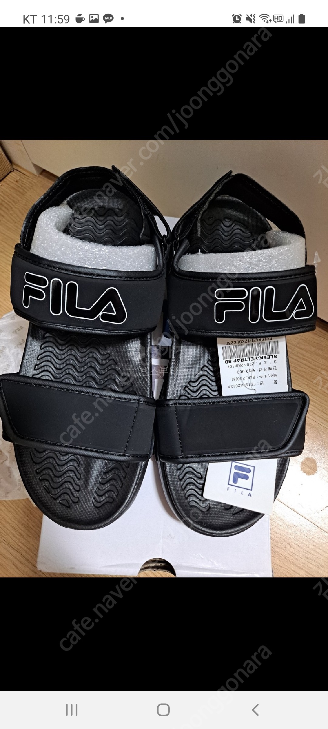 [새상품, 230]Fila 휠라 스포티한 샌들 택포 2... | 중고나라 카페에서 운영하는 공식 사이트