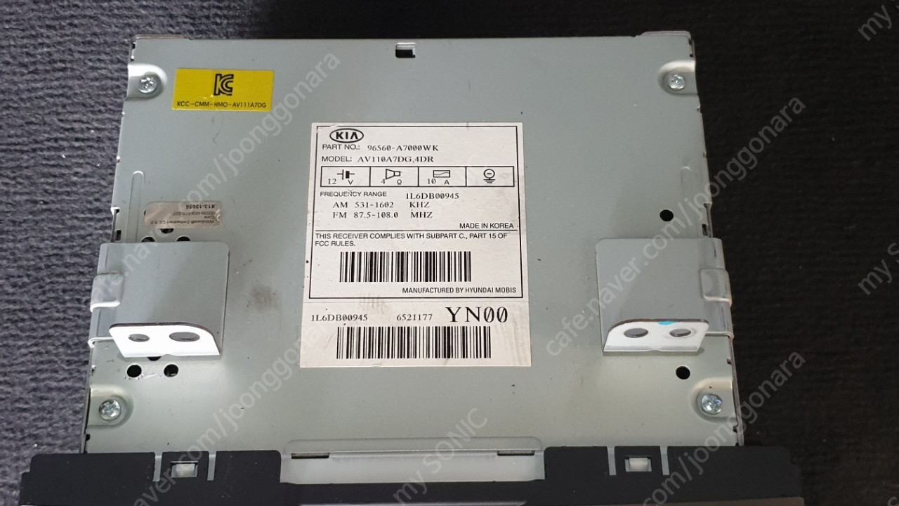 기아 K3 AVN 96560-A7000WK 순정 네비게... | 카오디오/카시트 | 중고나라