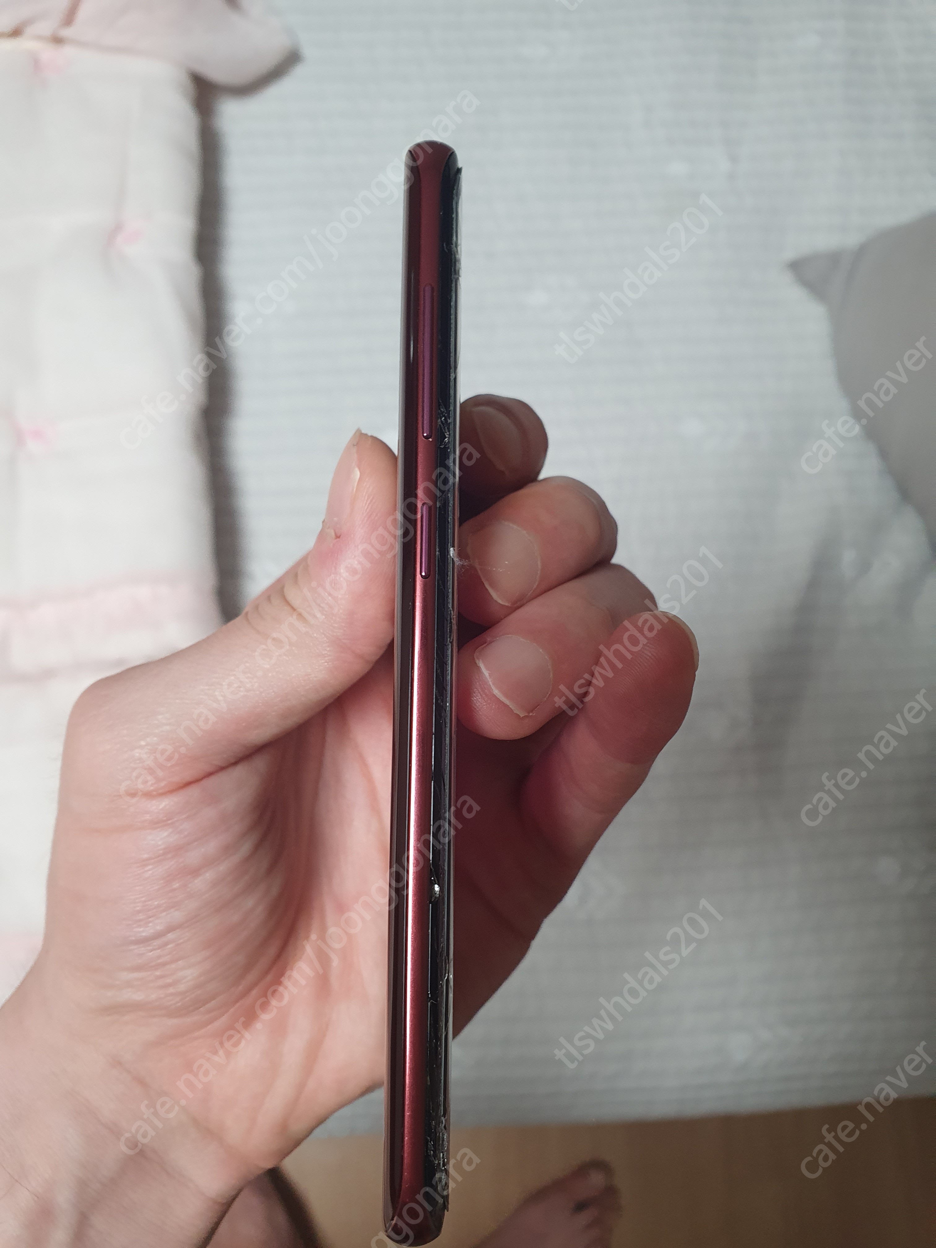 KT 갤럭시S8 64G 버건디레드 정상해지(액정깨짐있음... | 스마트폰 | 중고나라