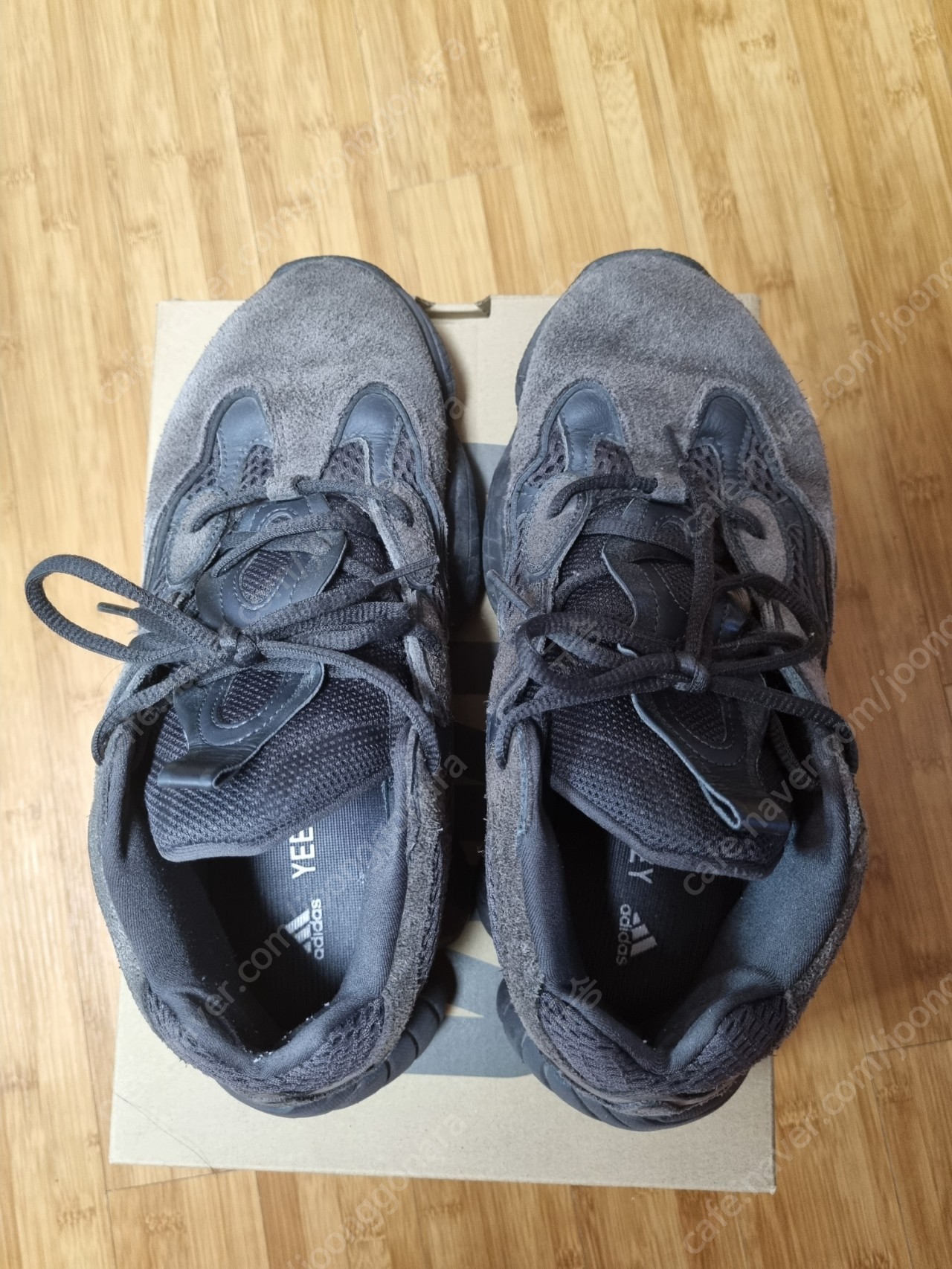 (260)이지yeezy 500 유틸블랙 정품입니다.중고 | 남성신발 | 중고나라