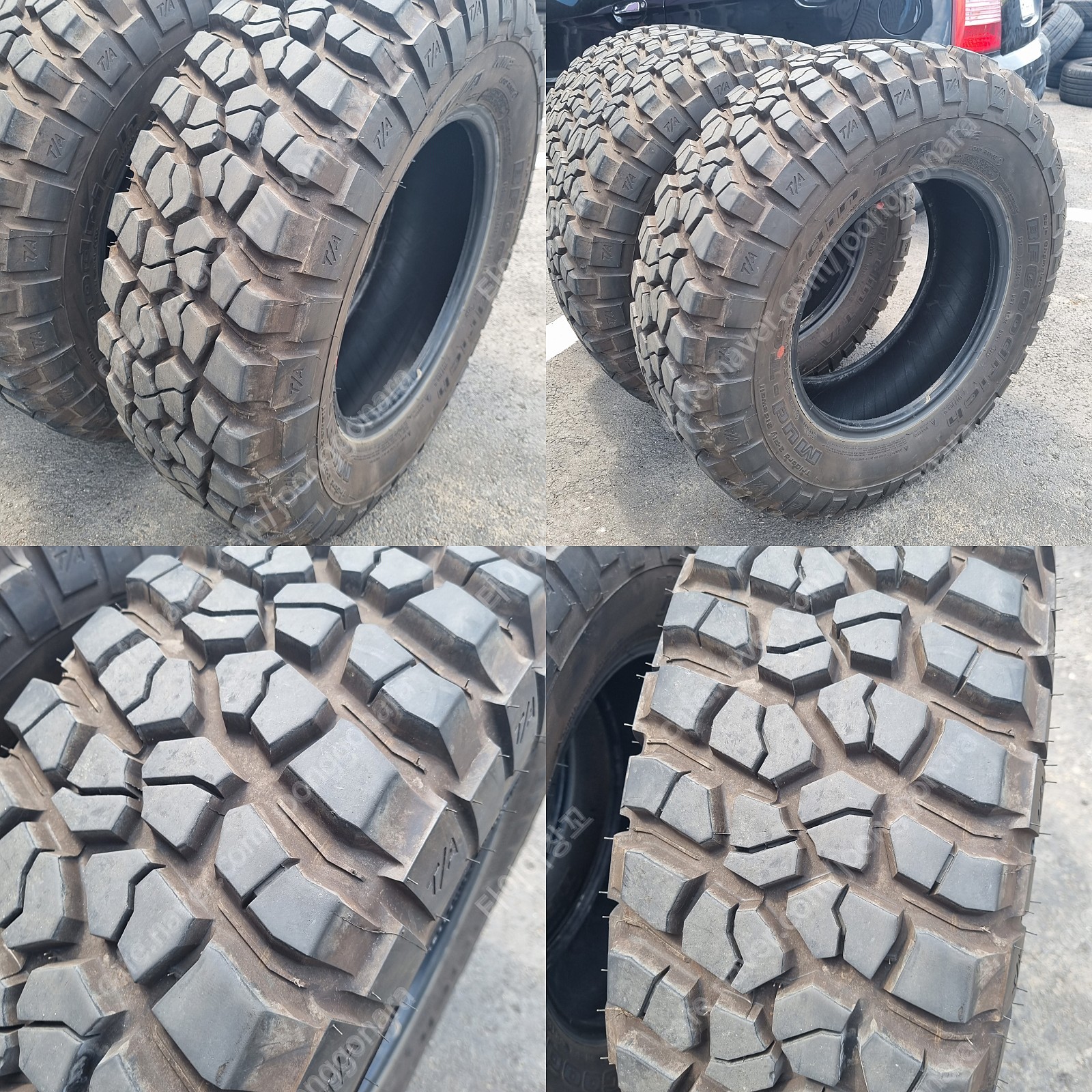 [판매] 255 75 17MT BF 중고 타이어 한대분... | 휠/타이어 | 중고나라