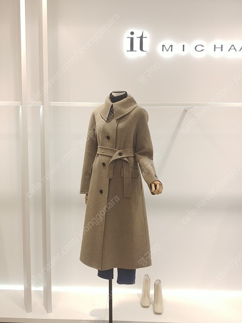잇미샤 와이드 카라 핸드메이트 코트 라이트카 티셔츠캐쥬얼의류 중고나라