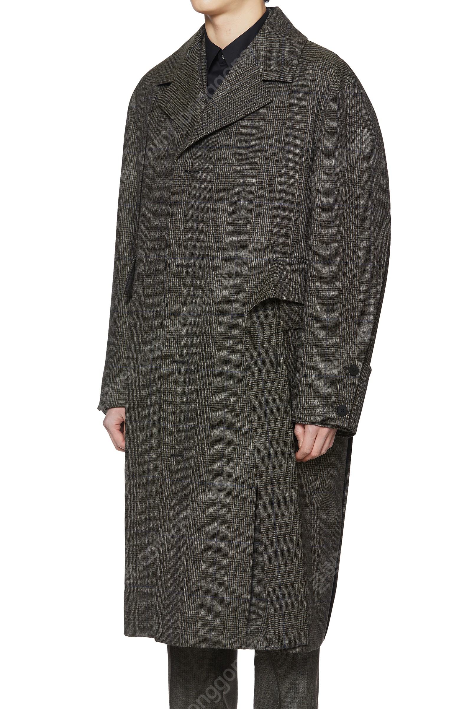 (구매) 21fw 우영미 턴업 체크 코트 (48) 구매... | 티셔츠/캐쥬얼의류 | 중고나라