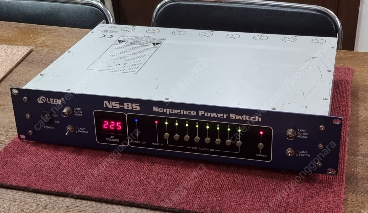 LEEM NS-8S 림 8채널 순차전원공급기 | 오디오/홈시어터 | 중고나라
