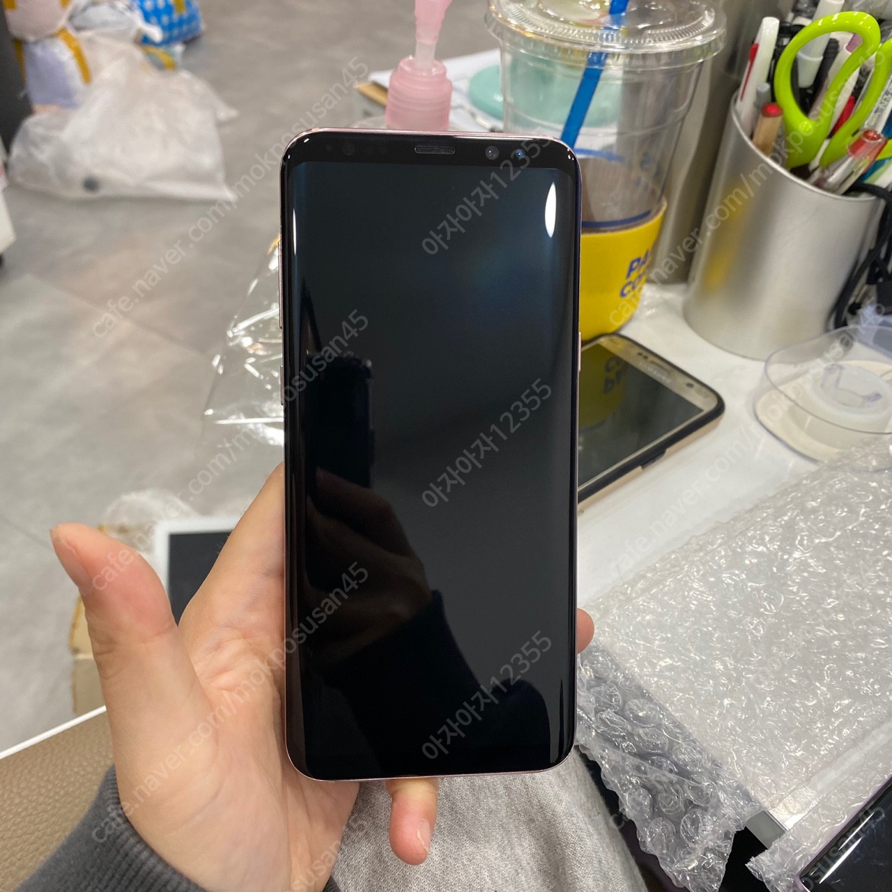 갤럭시S8플러스 G955 LG 핑크 64GB 15만 9... | 스마트폰 | 중고나라