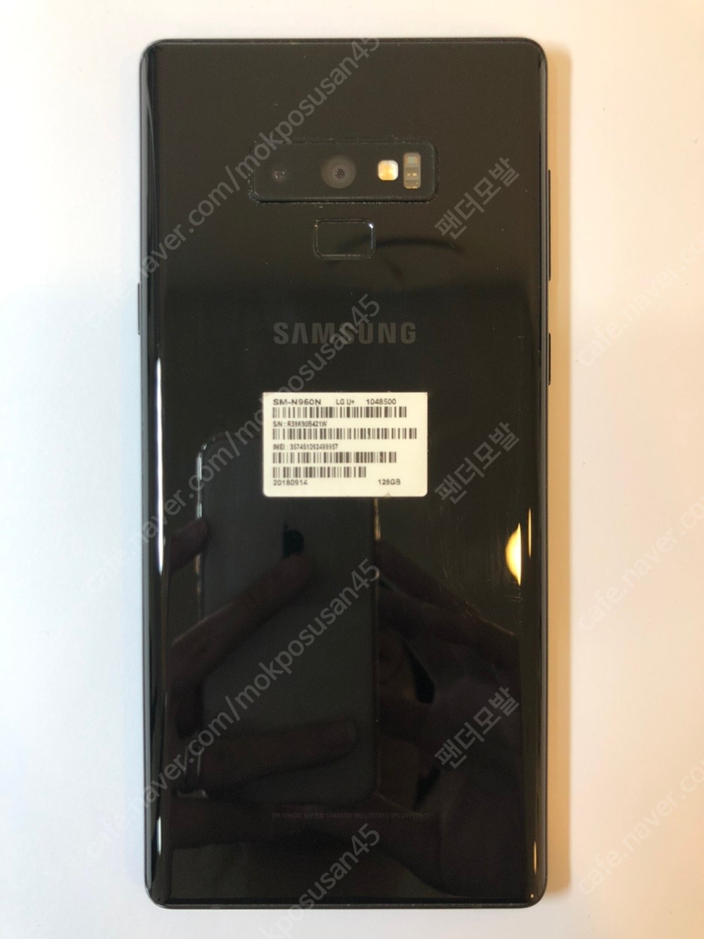 14491 갤럭시노트9 N960 128기가 블랙 정상해... | 중고나라 카페에서 운영하는 공식 사이트