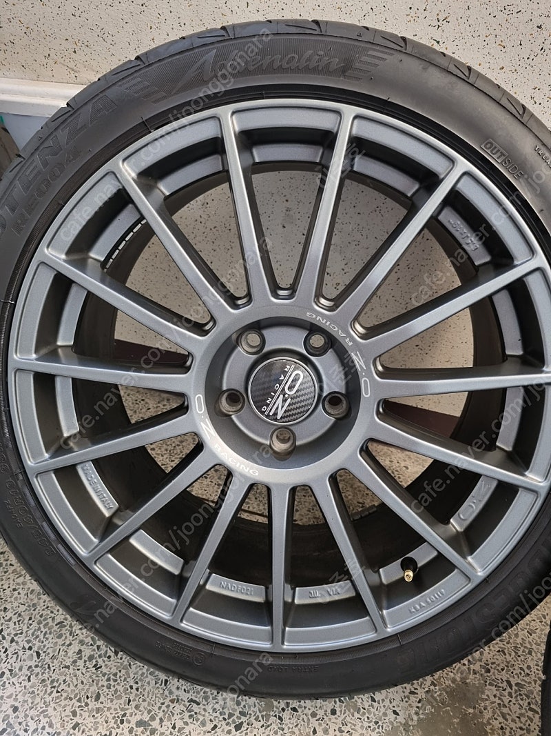 19인치 OZ슈퍼트리스모LM 경량휠, RE004타이어(... | 휠/타이어 | 중고나라