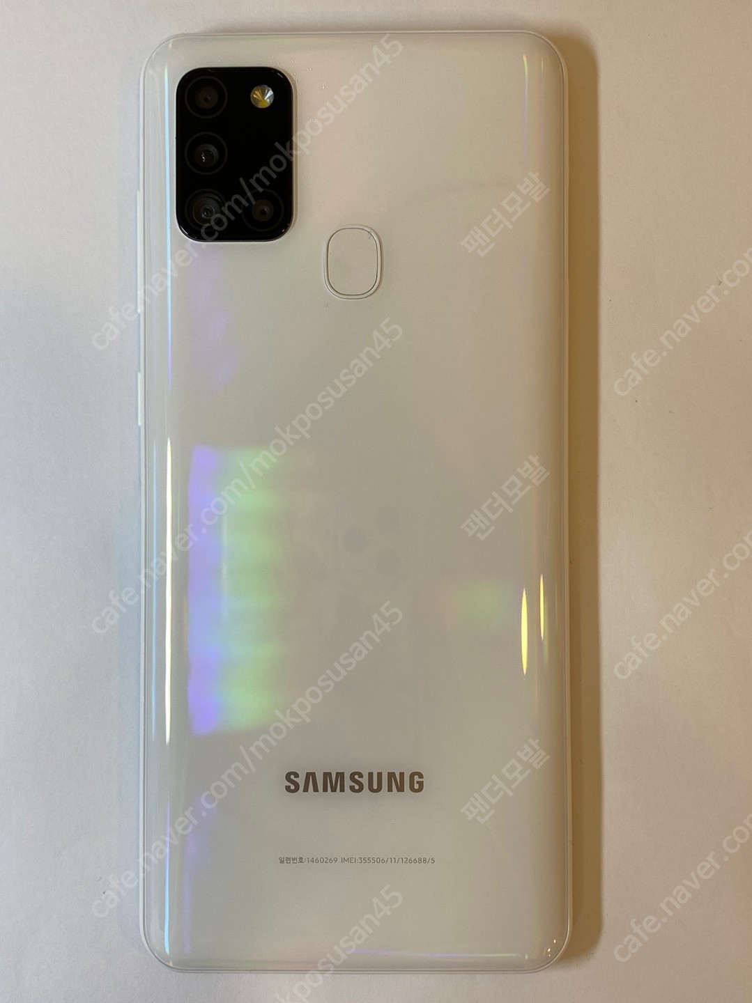 14681 갤럭시A21s 32기가 화이트 정상해지 공기... | 삼성 | 중고나라