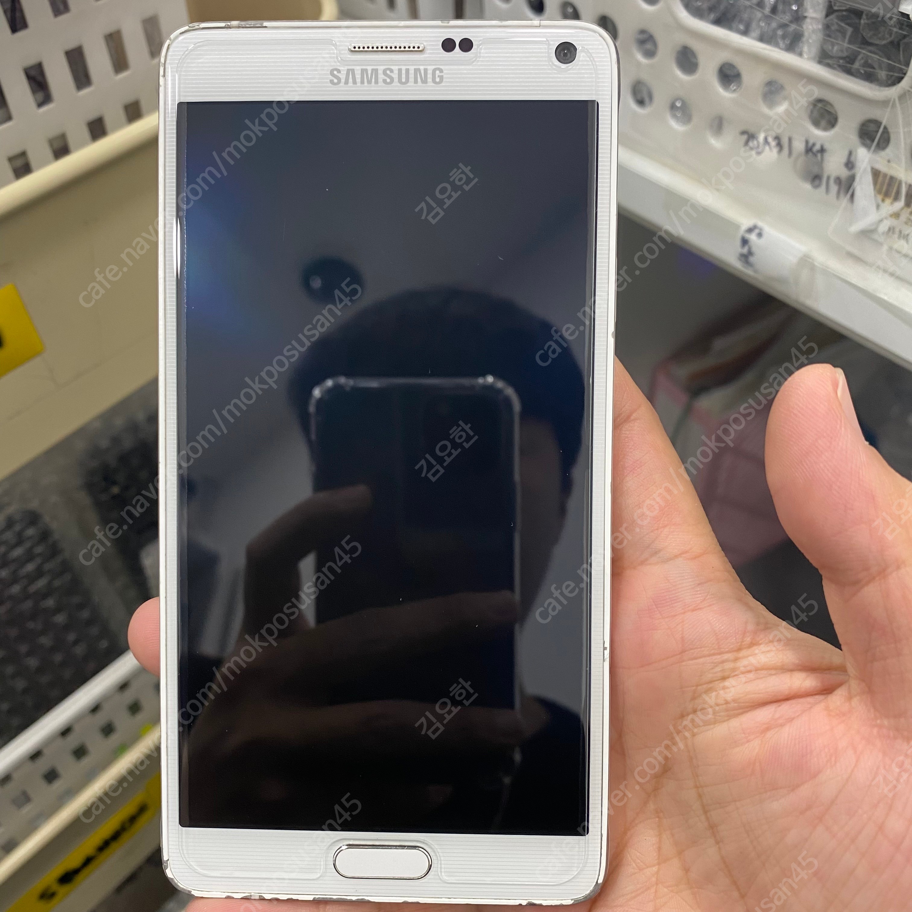 갤럭시노트4 N916 SK 화이트 32GB 5만 545... | 스마트폰 | 중고나라