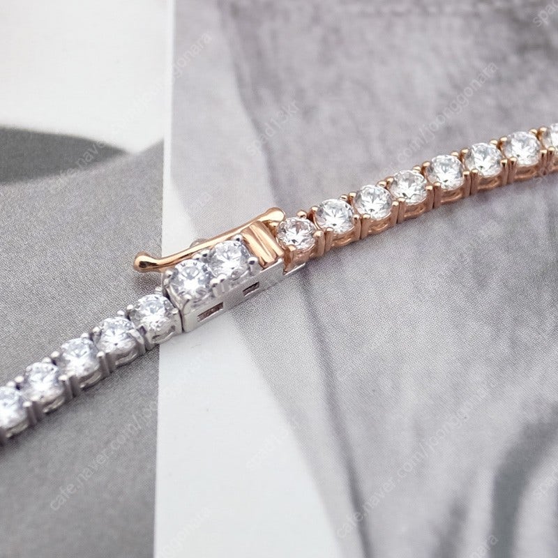 3mm 큐빅 실버silver 테니스팔찌 은팔찌 큐 반지목걸이귀걸이 중고나라