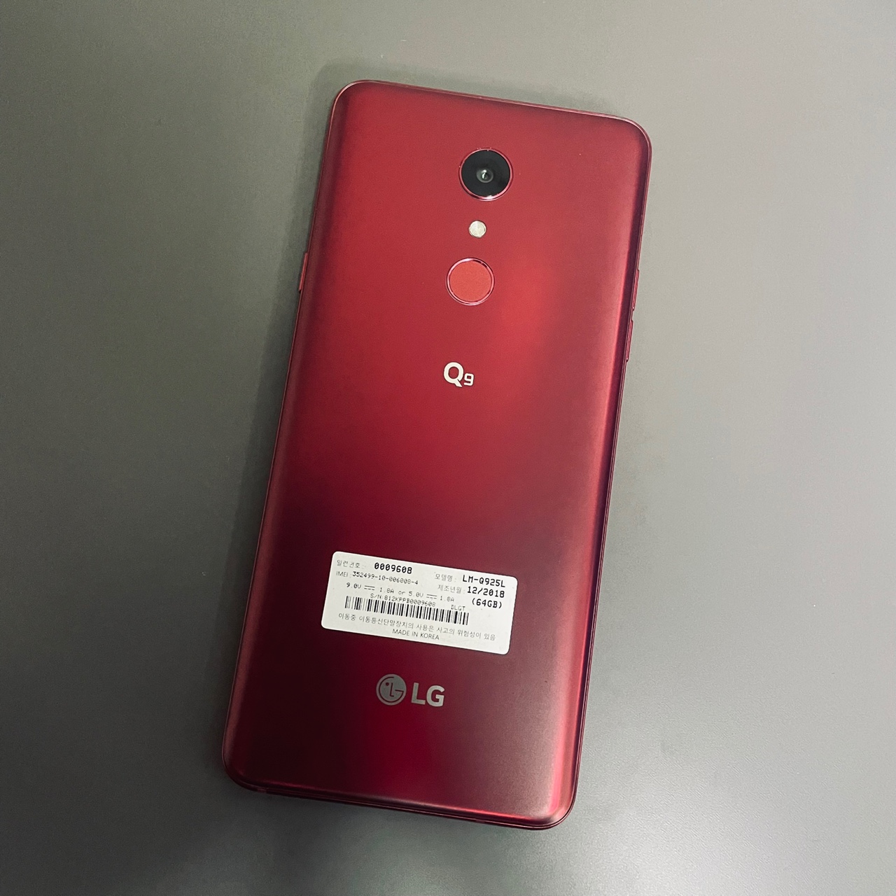 LG Q9 레드색상 19년개통 A급 6만원에 싸게 팔아... | 스마트폰 | 중고나라