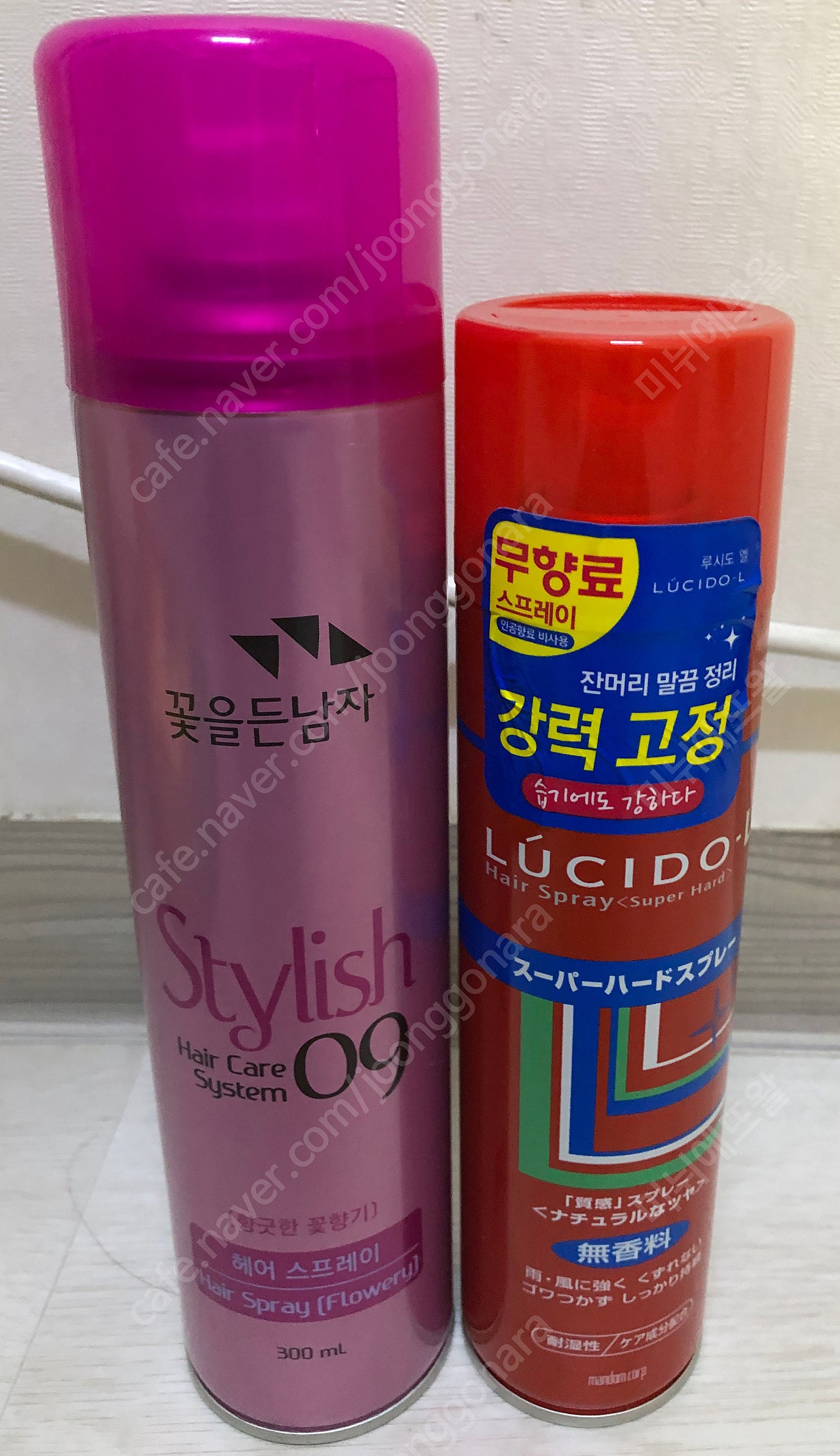 헤어스프레이 루시도엘꽃을든남자 피지제거기피지흡착기 헤어바디 중고나라