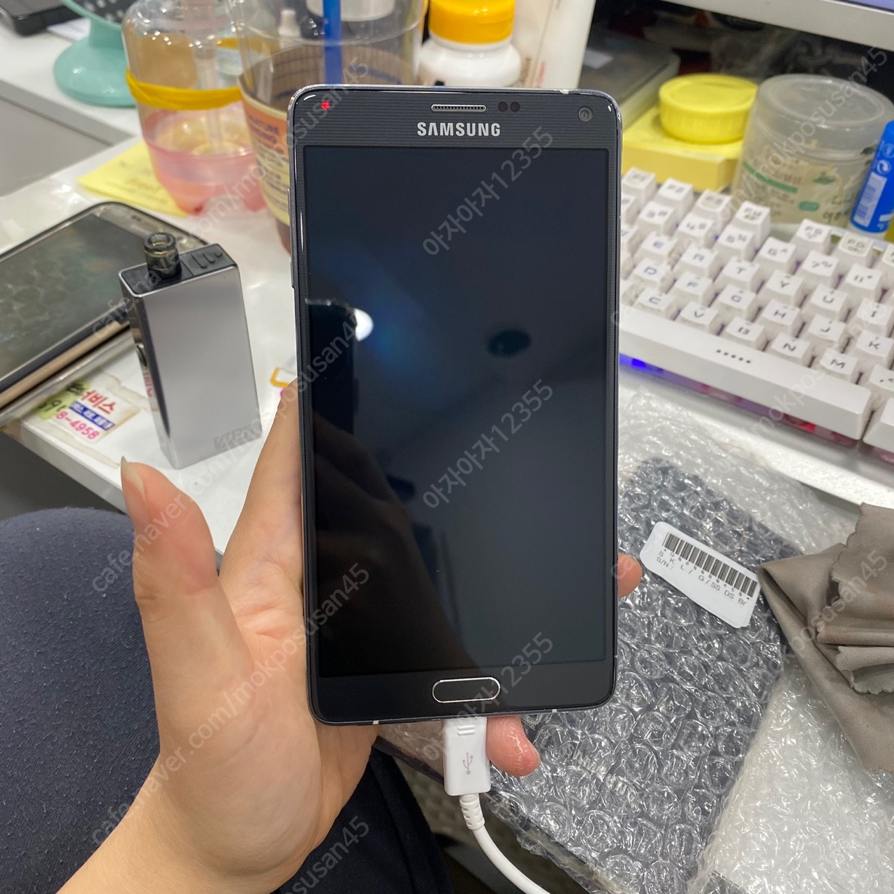 갤럭시노트4S-LTE N916 SK 블랙 32GB 4만... | 스마트폰 | 중고나라