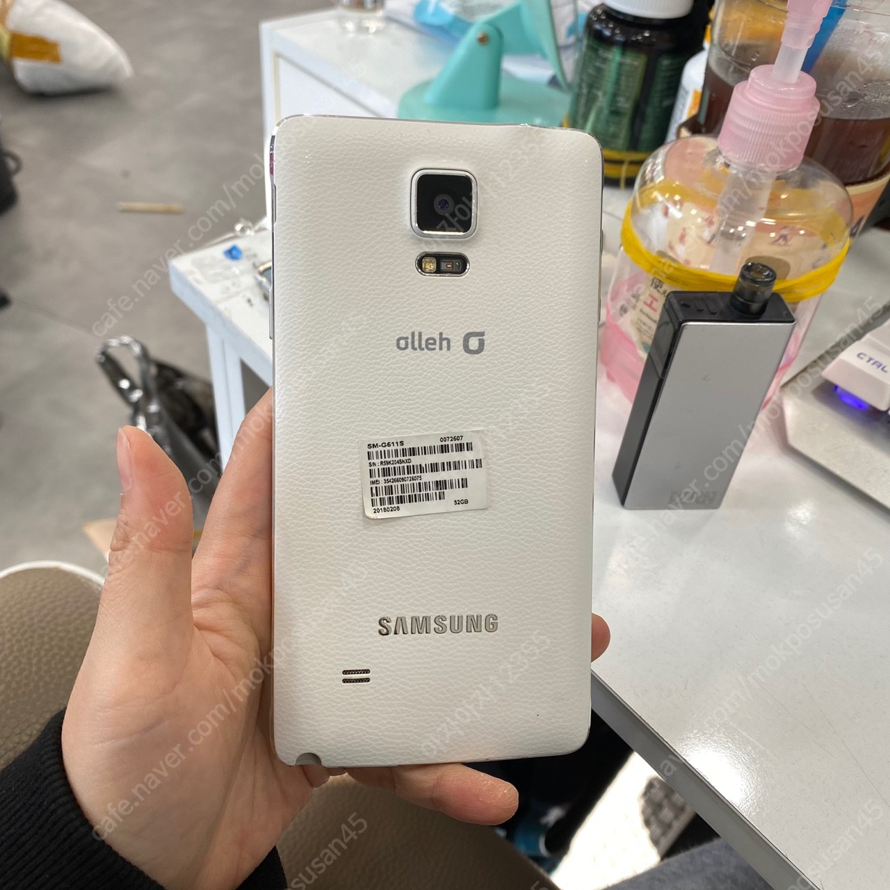 갤럭시노트4 N910 KT 화이트 32GB 5만 918... | 스마트폰 | 중고나라