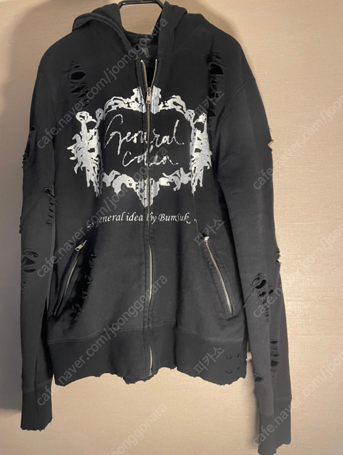 제너럴아이디어 조인성 후드집업 팝니다 | 티셔츠/캐쥬얼의류 | 중고나라