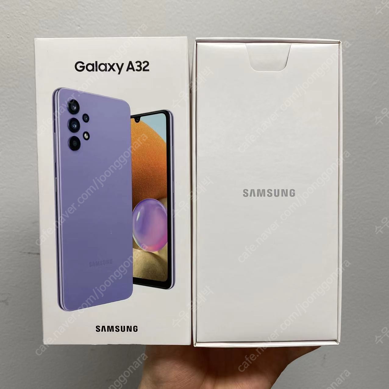 단순개봉 미사용 풀박스 / 갤럭시 A32 바이올렛 64... | 삼성 | 중고나라