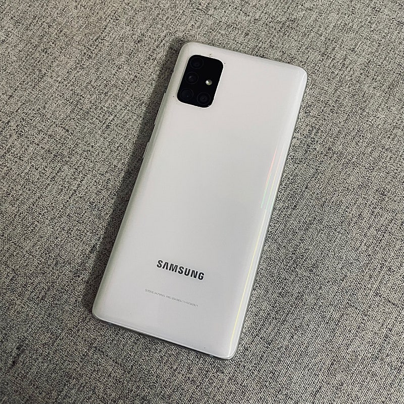 갤럭시 A51 화이트 128G 17만원 판매합니다 | 스마트폰 | 중고나라