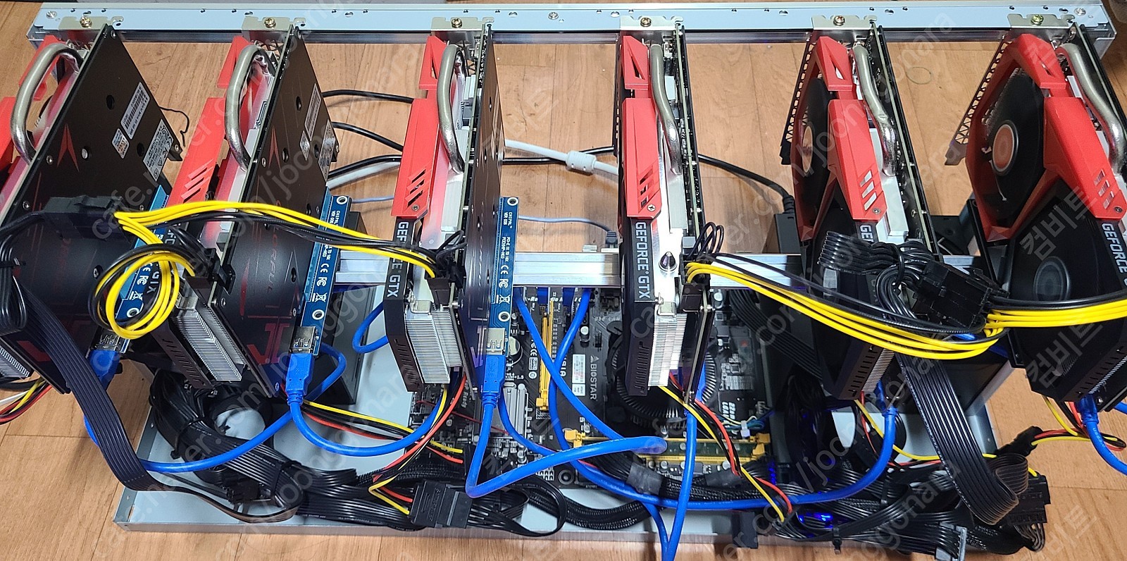 신품 이더리움/레이븐 채굴기6way 1660super ... | CPU/메인보드 | 중고나라