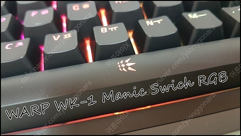 마이크로닉스 WARP WK-1 마닉축 RGB 게이밍 기... | 키보드/마우스/스피커 | 중고나라