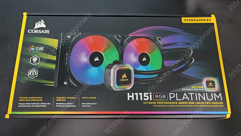 커세어 CORSAIR HYDRO SERIES H115i... | CPU/메인보드 | 중고나라