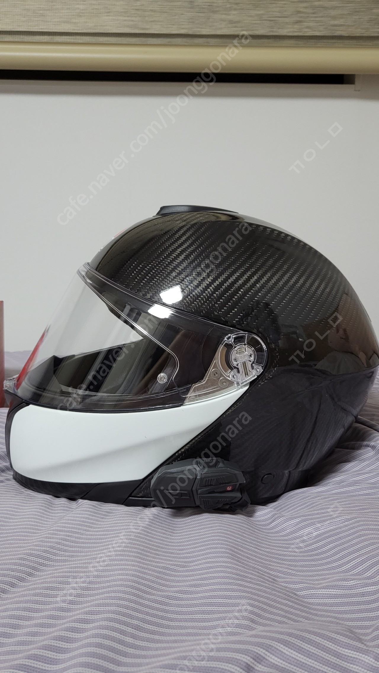 Agv 스포츠모듈러 풀카본 시스템헬멧 L 유클리어 모 오토바이 용품 중고나라