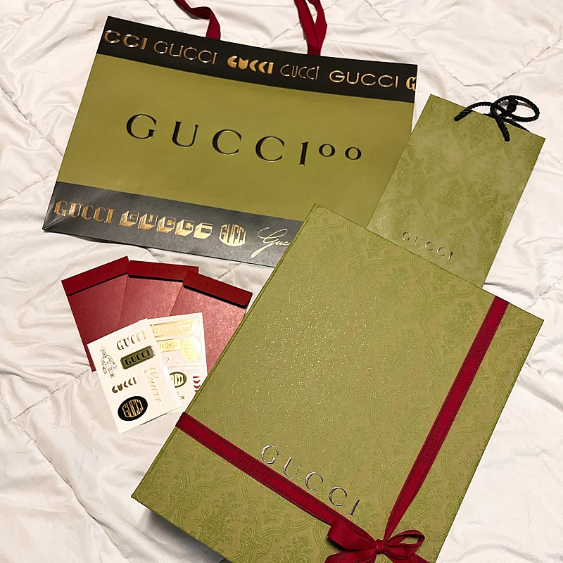 Gucci 구찌 쇼핑백 2종박스스티커봉투 3개 팝니다택포 기타 수입명품 중고나라