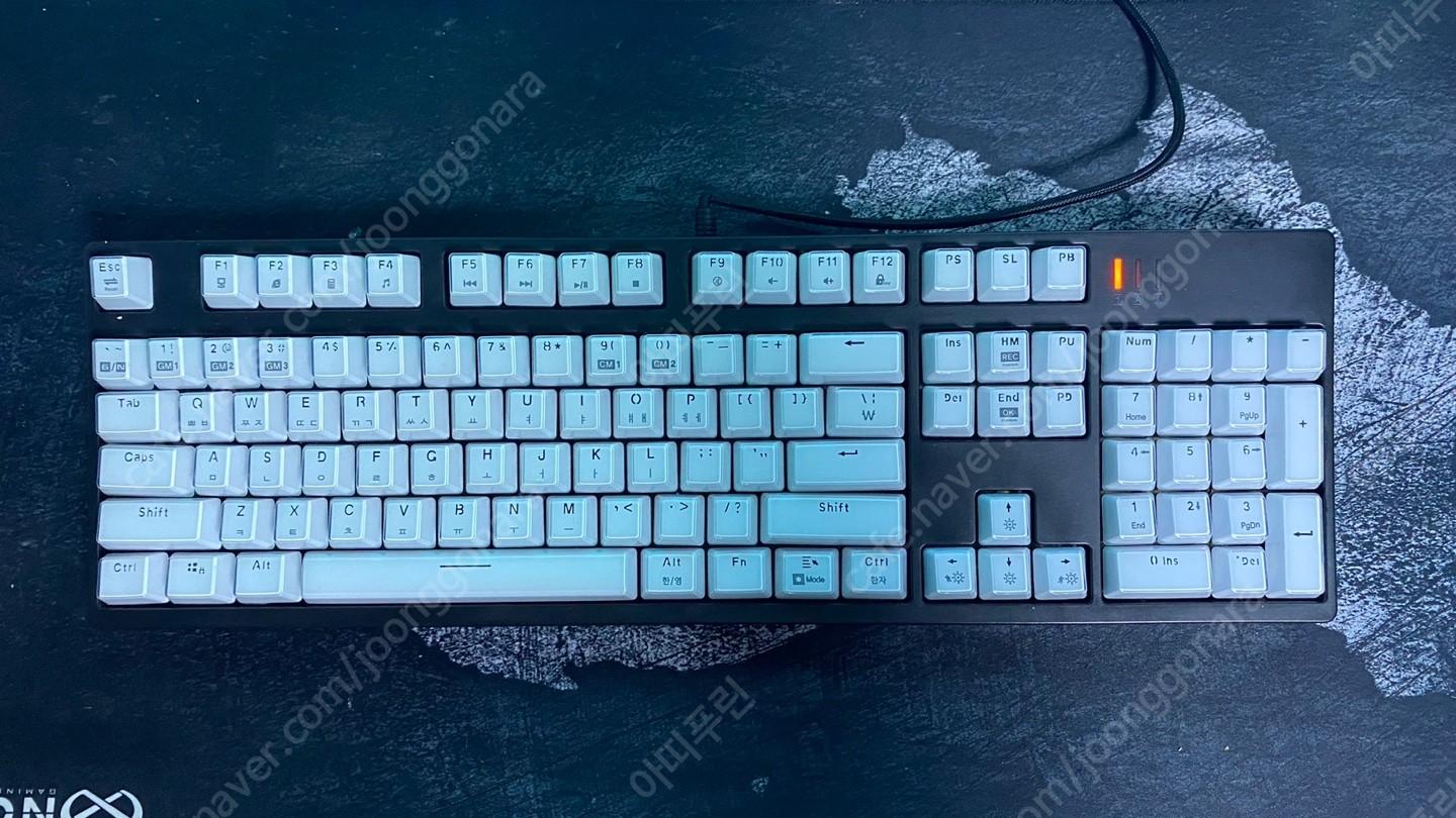 앱코 해커 K8700 크리스탈 키캡 (청축) | 키보드/마우스/스피커 | 중고나라