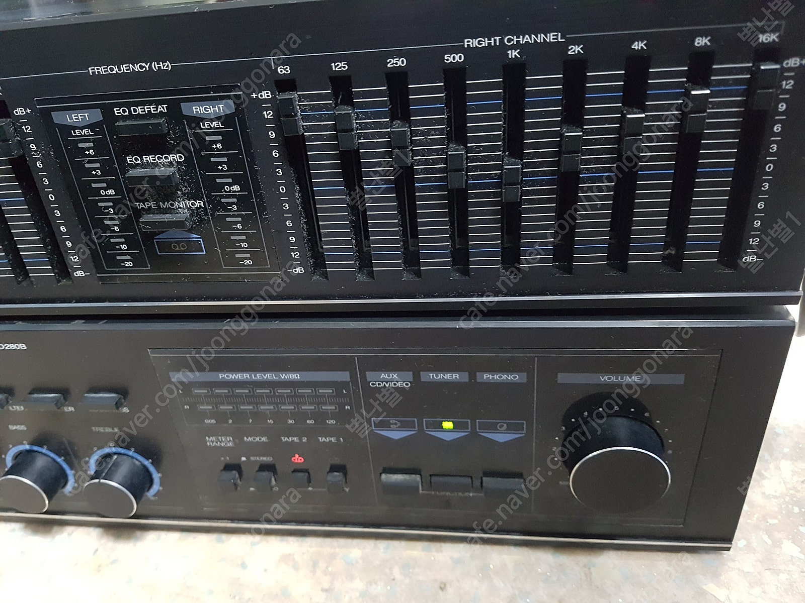 인켈 인티 AD280B 이큐 EQ480B *** 판매완료 *** - 국산오디오-장터 - 소리전자